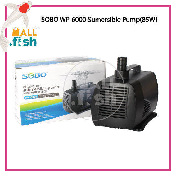 SOBO WP-6000 Aquarium Submersible Water Pump (85W, 4500 L/H) | Lazada