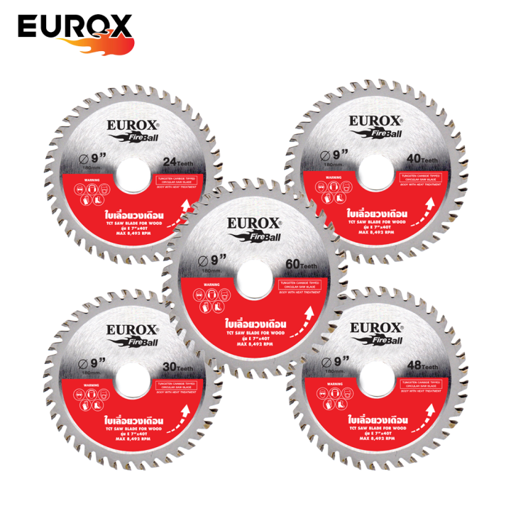 ใบเลื่อยวงเดือน EUROX 9 นิ้ว ใช้กับเลื่อยวงเดือน | Lazada.co.th