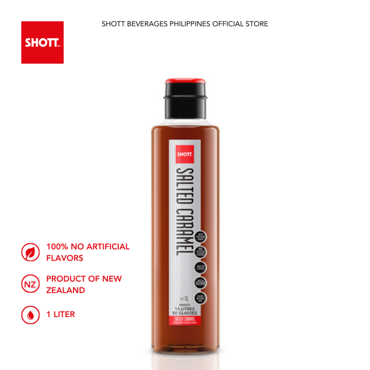 SHOTT Salted Caramel Syrup 1Ltr | Lazada PH