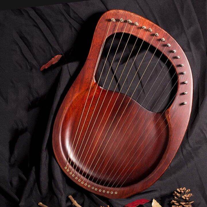 EDDY SONG Kids Gift Durable Mahogany 16 Strings Beginners Lyre Harp ...
