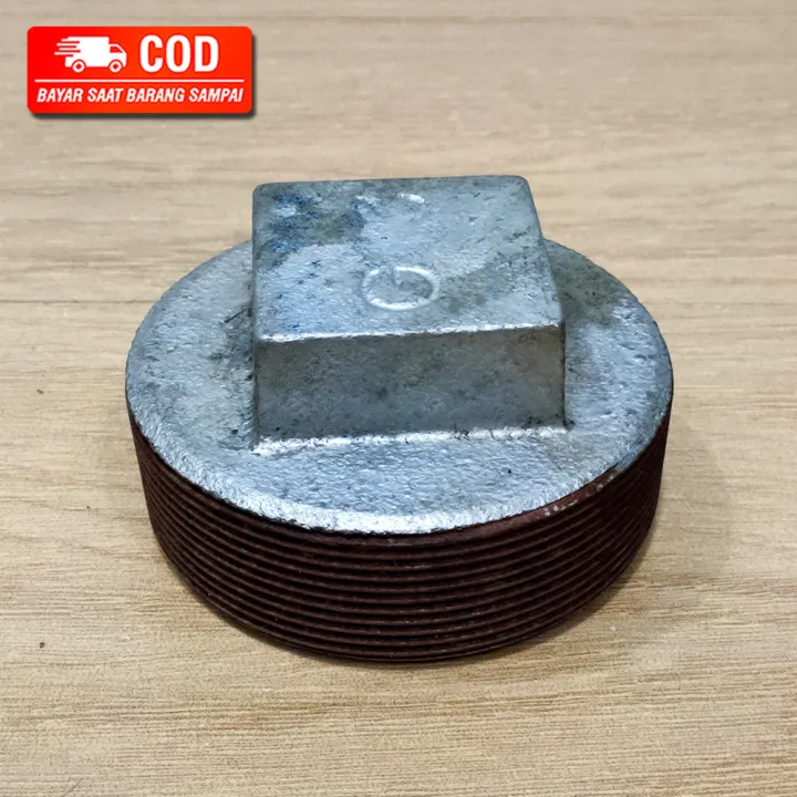 PLUG DOP BESI DRAT LUAR 3 INCH / TUTUP PIPA BESI DRAT LUAR 3 INCH ...