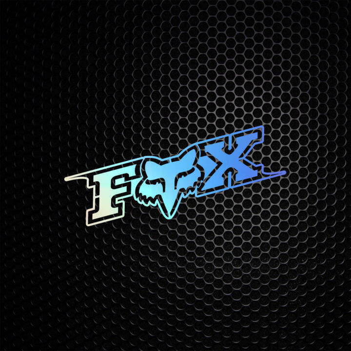 Fox Logo WATERPROOF STICKER VINYL decal for phone, mug, motor, car ...