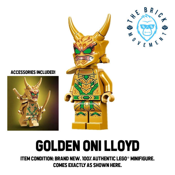 LEGO® NINJAGO Lloyd Golden Oni Minifigure | Lazada PH