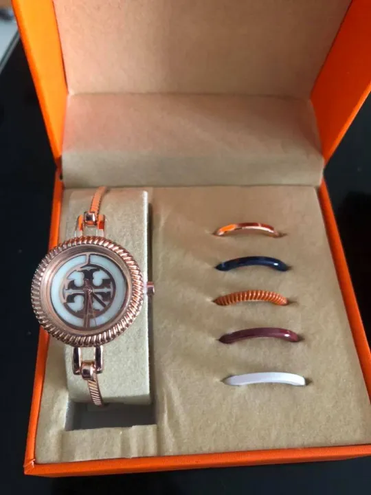 Tory Burch Bangle Watch Set for Women 100% Original | Lazada PH