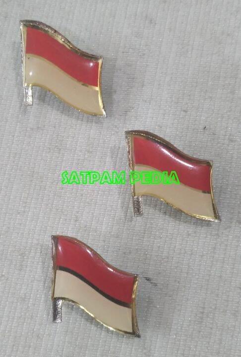 Pin Bendera Indonesia - Pin Merah Putih - Bros Bendera Indonesia ...