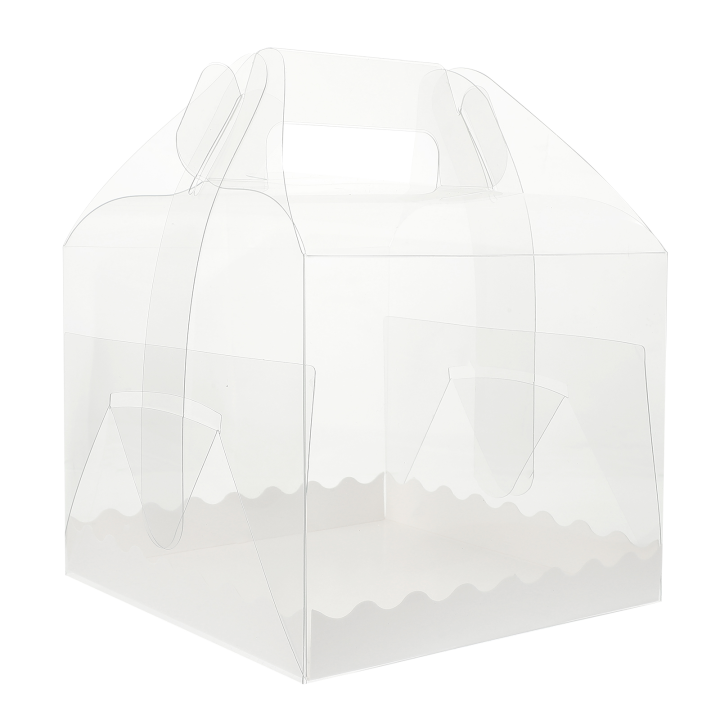 202210Pcs Cake Boxes Transparent Cake Boxes Clear Plastic Boxes ...