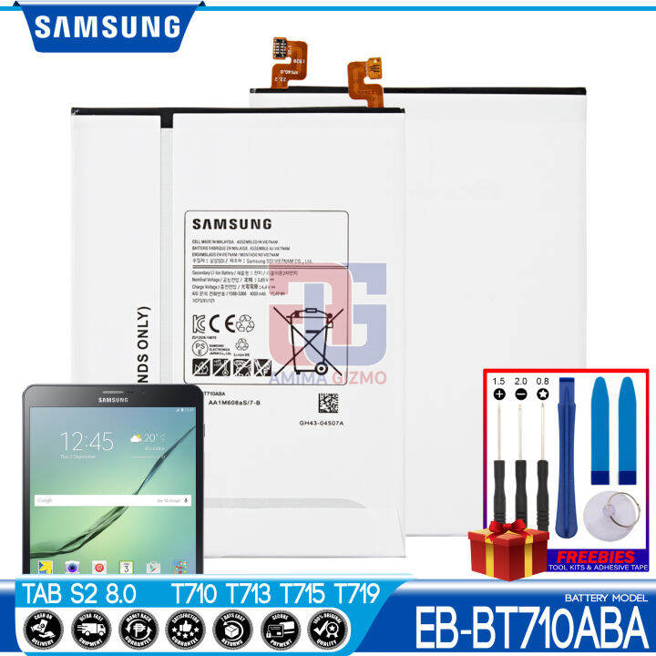 Samsung Galaxy Tab S2 8.0 Battery Original Quality and Capacity Model EB-BT710ABE. Fit for TabS2 ...