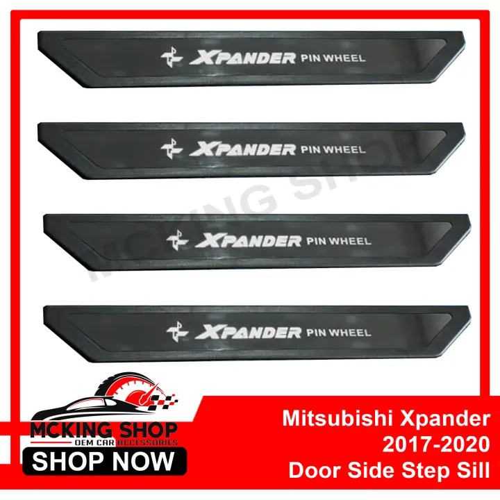 Mitsubishi Xpander 2017-2020 PINWHEEL Door Side Step Sill / Scuff Plate ...