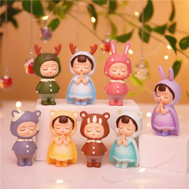 Factory Forest Cute Baby Blind Box Handmade Toy Cake Baking Decoration ...