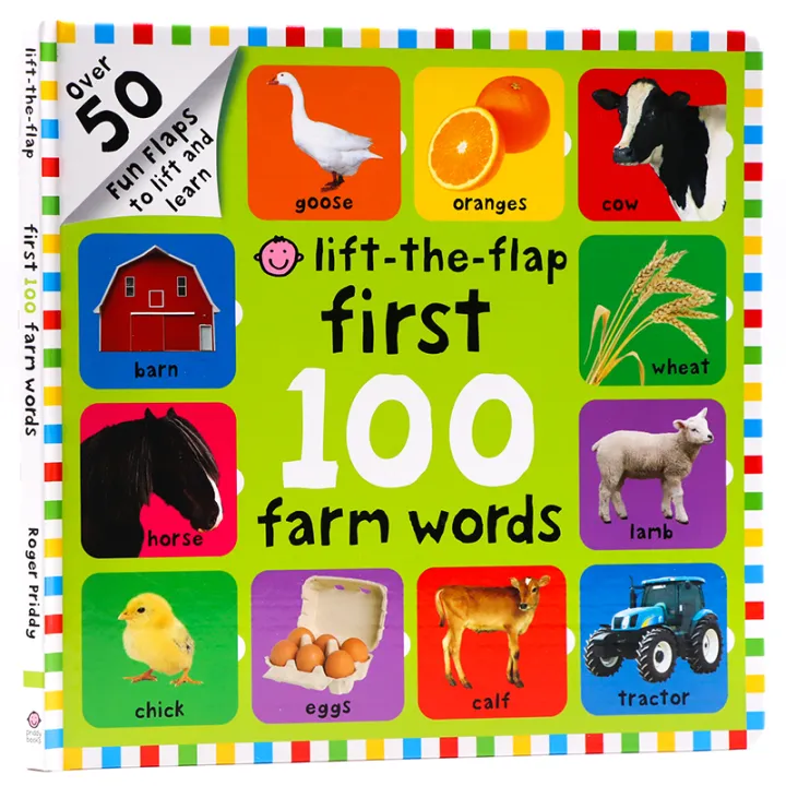 The original English picture book First 100 Farm Words Lift-The-Flap ...