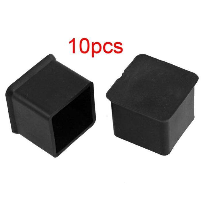 【Quality】 ONE ZERO MALL 10 Pcs 1" x 1" Furniture Square Rubber Foot ...