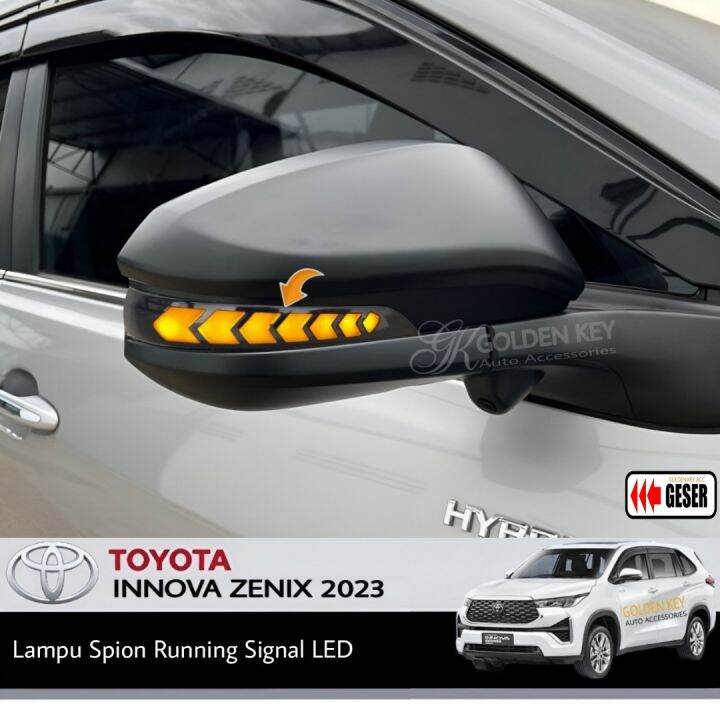 Lampu Spion Innova Zenix 2023 MKirror Running Signa LED | Lazada Indonesia