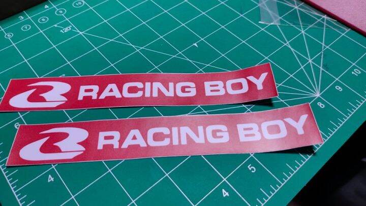 racing boy sticker decals set as 2pcs per order laminated | Lazada PH
