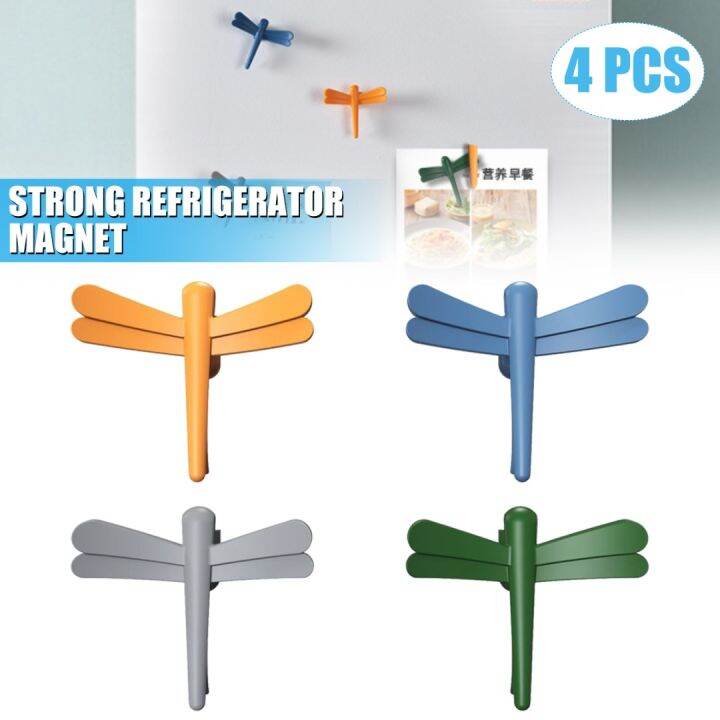 BOKALI แม่เหล็กงานหนัก4ชิ้นพร้อมตะขอแขวนถ้วยดูดตู้เย็นในครัว | Lazada.co.th