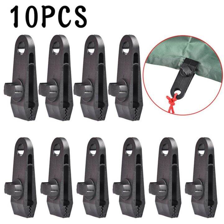 10Pcs DIY Tarp Clamp Awning Tent Canopy Clamp Clip Snap Canvas Anchor ...