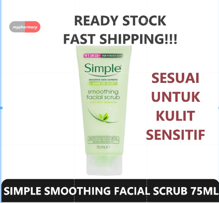 SIMPLE SMOOTHING FACIAL SCRUB 75ML | Lazada