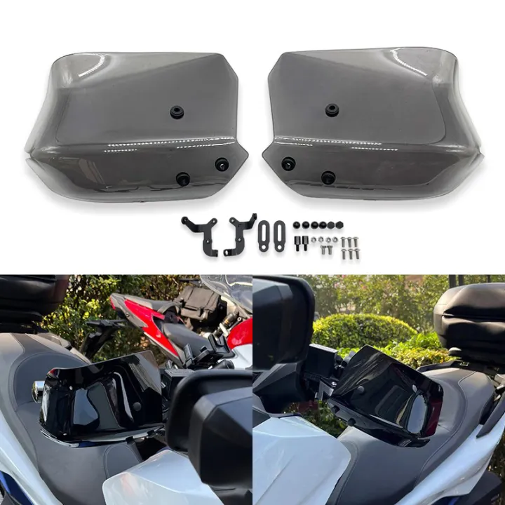 AK550 Motorcycle Hand Guards Handle Protector Handguard Windshield ...