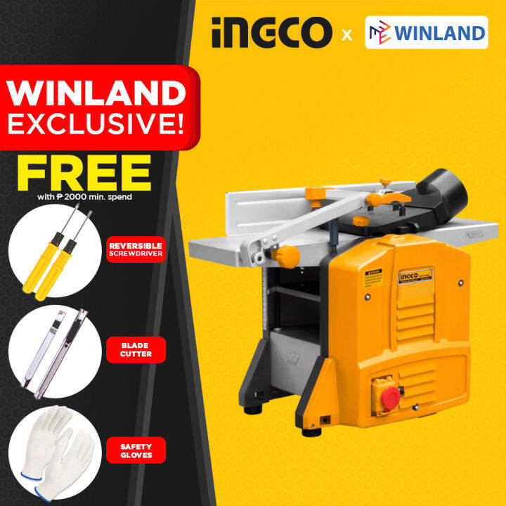 INGCO by Winland JAP15001 Wood Jointer and Planer 1500W ING-PT | Lazada PH