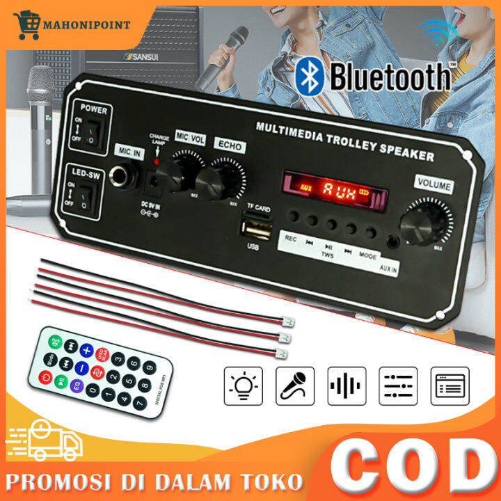 AMPLI Power Amplifier MP3 Bluetooth Module BOARD 7.4V speaker 8-12 inch ...