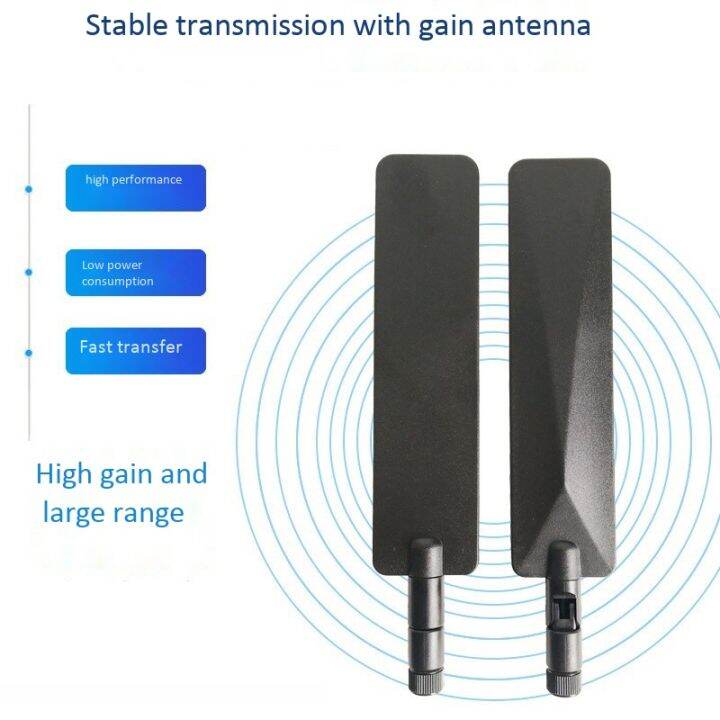 4G LTE Antenna 12DBi SMA Male Antenna 2 Pieces, Router Cellular Gateway ...