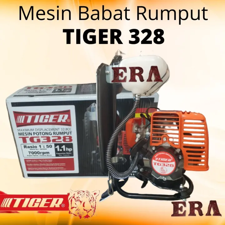 TIGER - Mesin Babat Rumput TG 328 Grass Cutter Brush Cutter Alat Potong ...
