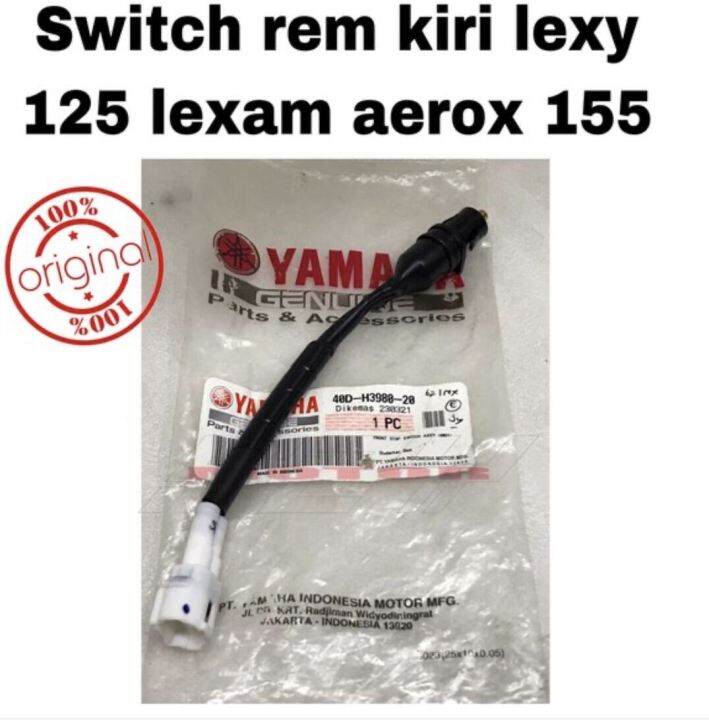 switch swith Rem kiri belakang yamaha Lexi 125 lexam aerox 155 original 40D-H3980-20 | Lazada ...