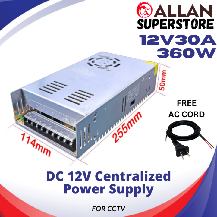 Allan Superstore 12v PSU | 12v Power Supply |12v30a PSU | 12v30a Power ...