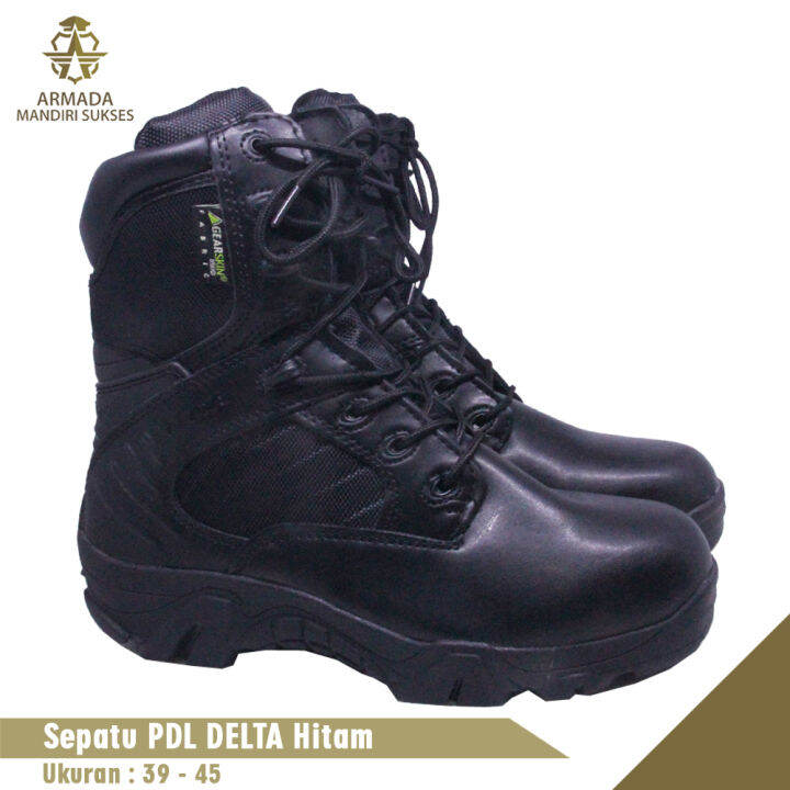 Sepatu Tactical Cordura Delta Boots 8 Hitam - Sepatu PDL Tactical ...