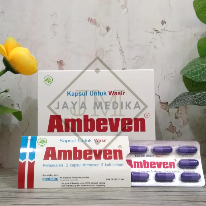 Ambeven 1 Strip Isi 10 Kapsul | Lazada Indonesia