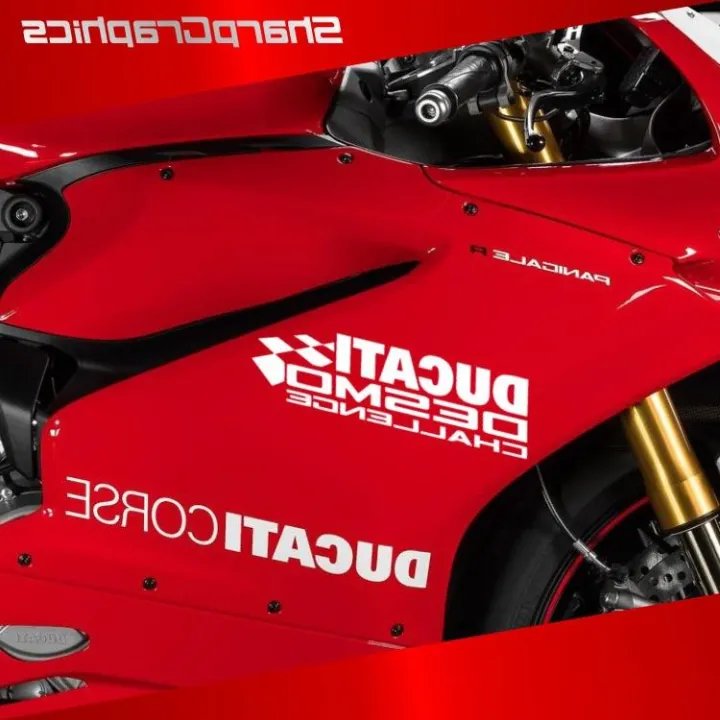 Ducati Corsa Panigale DESMO Challenge Motorcycle Motorbike Sticker ...