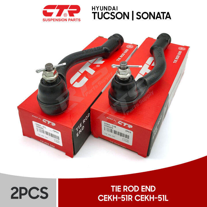 CTR 2PCS Tie rod end for Hyundai Tucson / Sonata 2015-2019 CEKH-51R CEKH-51L 56825-C1090 56825 ...