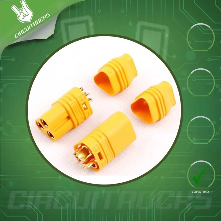 MT60 3 Pole Motor Esc Connector Set 12Awg | Lazada PH