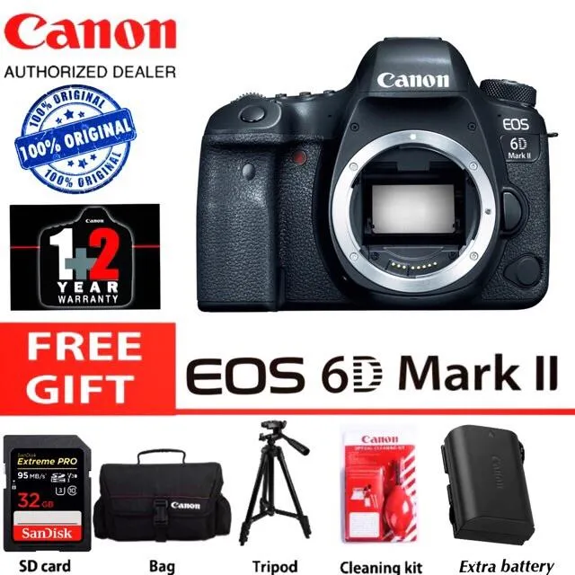 Canon eos 6d mark ii body original (ready stock) | Lazada
