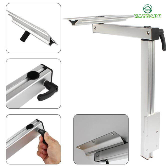 Removable Table Leg, 360 Degrees Rotatable Desk Leg Adjustable Table ...
