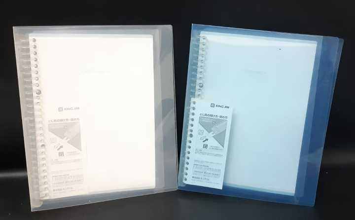 MAP BINDER NOTE LOOSE LEAF B5 KING JIM RING PLASTIK 26 RING TRANSPARANT ...