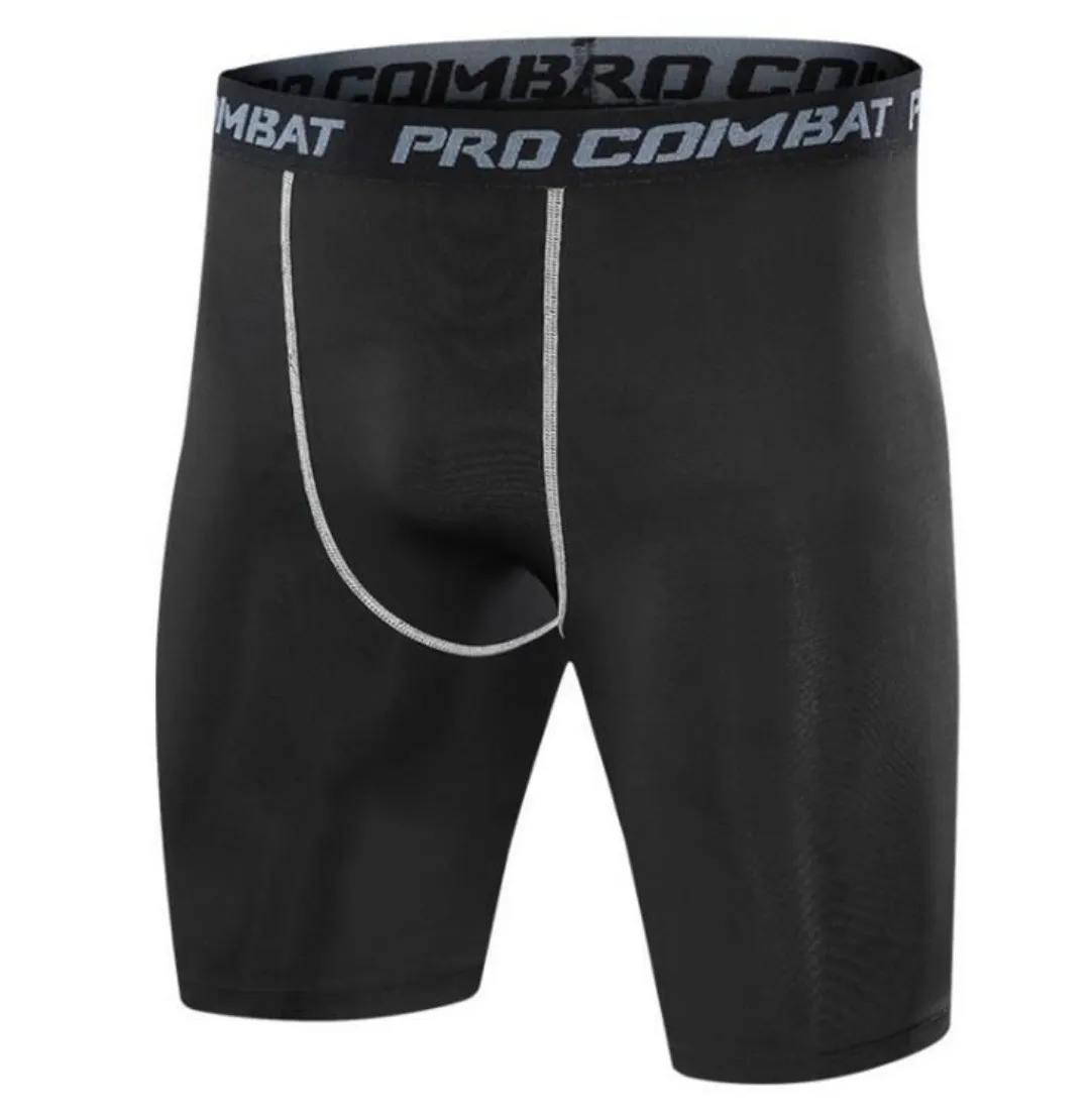 PRO COMBAT กางเกงรัดกล้ามเนื้อ กางเกงออกกำลังกายขาสั้น Compression ...