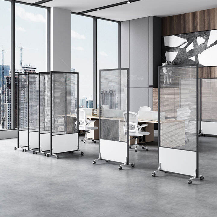 Office screen folding and moving simple factory workshop partition wall ...