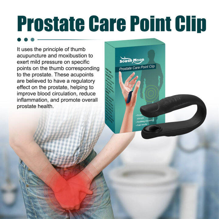 Prostate Care Point Clip Acupressure Hand Pressure Point Clip for Prostate Health Care Treatment ...