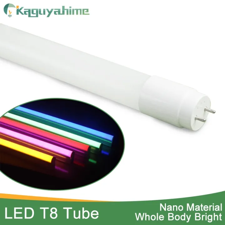 ∋ Kaguyahime RGB 360 Degrees Bright LED Tube T8 Light 220v 10w 60cm ...