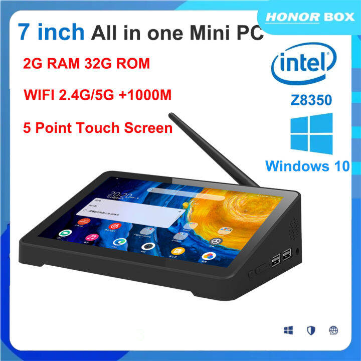F2คอมพิวเตอร์ขนาดเล็ก Z8350 X5 CPU 7 "IPS หน้าจอสัมผัส Windows 10 All ...