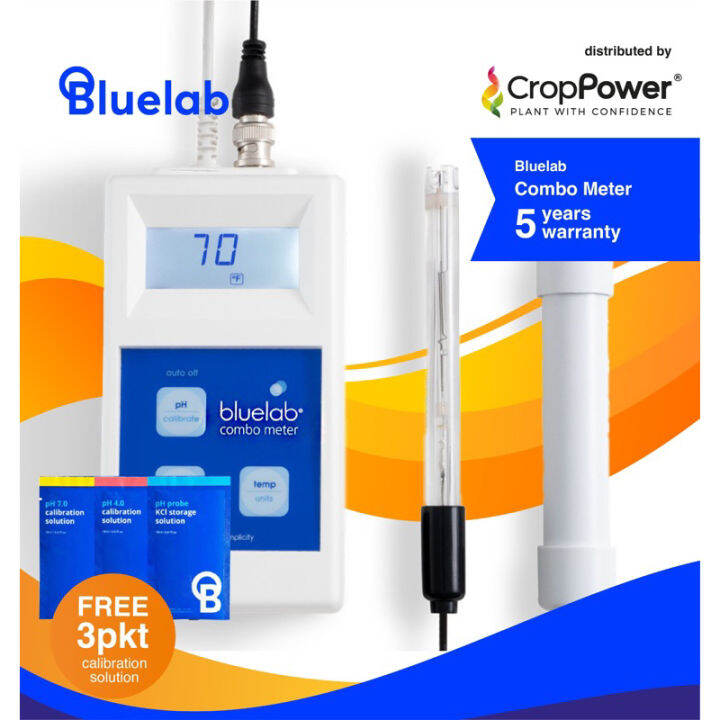 BLUELAB - COMBO METER (MEASURES PH, CONDUCTIVITY AND TEMPERATURE IN WATER) | Lazada