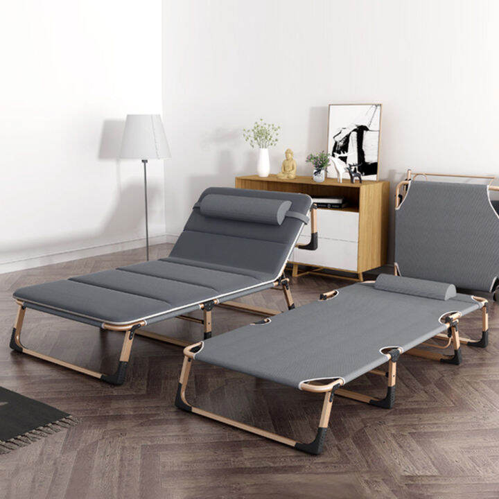 Outdoor folding bed Portable bed Folding bed Nap nap bed Single escort ...