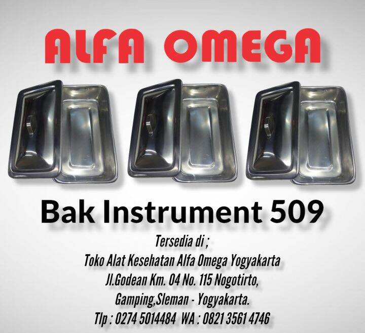 Bak Instrument 509//Bak Medis//Bak Instrumen Medis | Lazada Indonesia