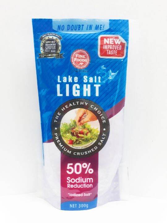 Fine Foods Lake Salt Light 300g | Lazada