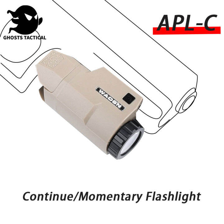 Tactical Inforc Compact Apl C Flahslight Mini Sout Weapon Light White
