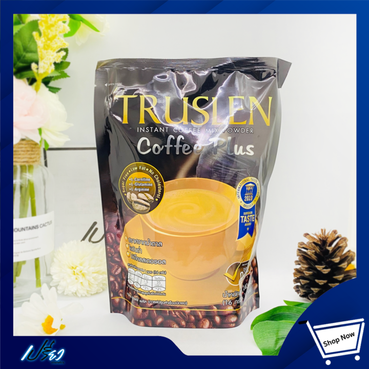 TRUSLEN กาแฟทรูสเลน คอฟฟี่ พลัส 15 ซอง Truslen Coffee Plus 15 sachets ...