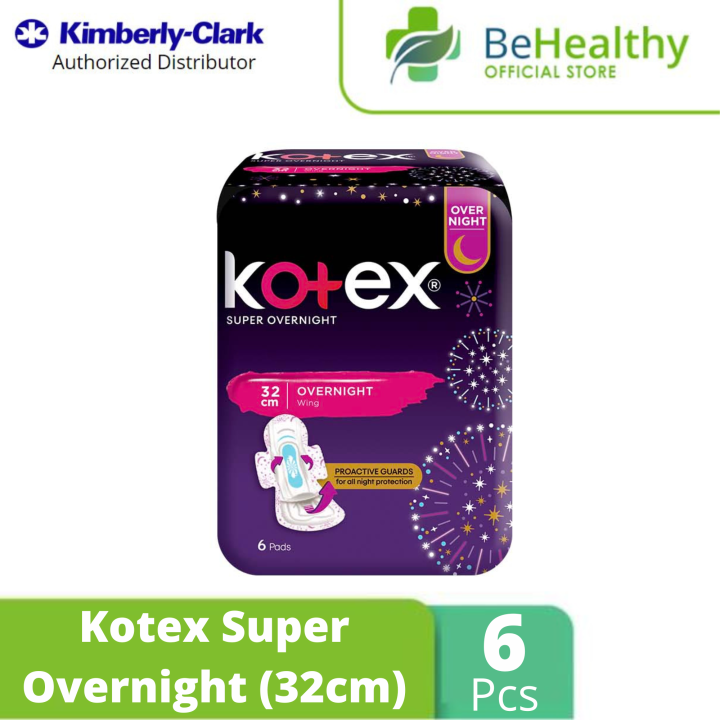 Kotex Super Overnight 32cm (6 Pads) | Lazada PH
