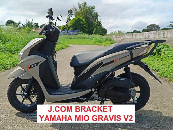 J.COM Bracket for Yamaha Mio Gravis V2 Heavy duty HRV topbox bracket ...