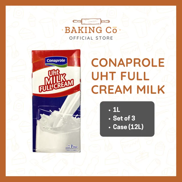 Conaprole UHT Full Cream Milk - 1L/Twin pack/Bundle (set of 3) | Lazada PH