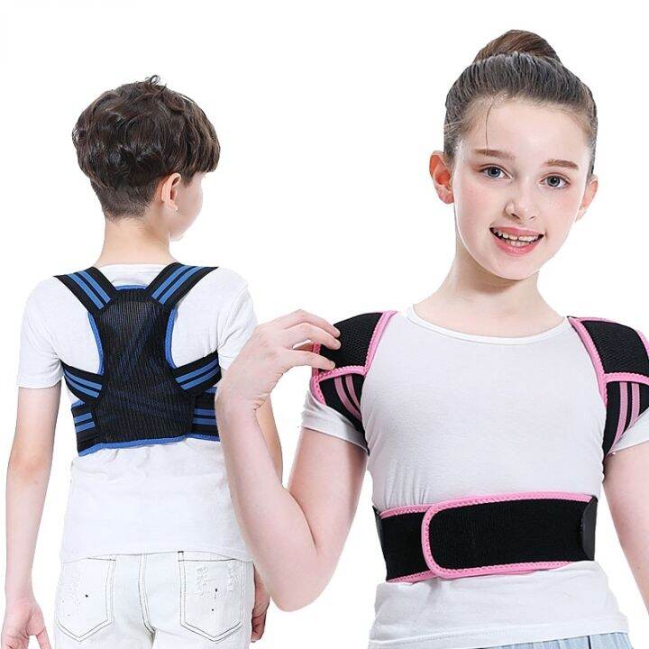Adjustable Children Posture Corrector Back Support Belt Kid Boy Girl ...